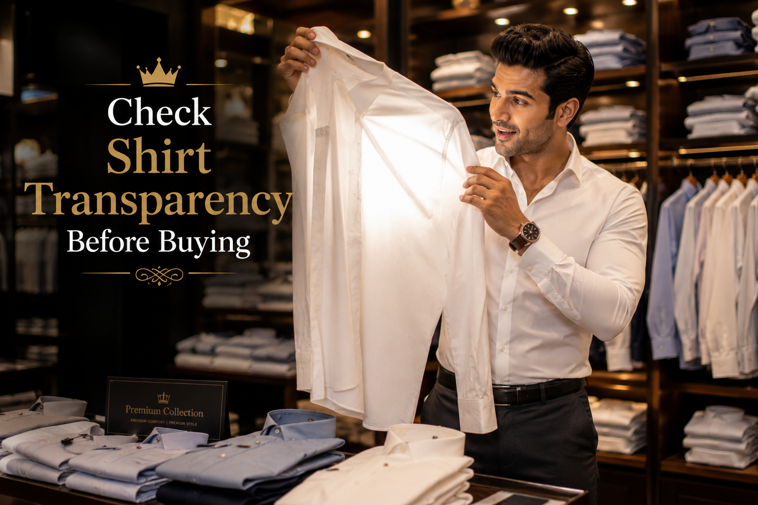 How to Check Shirt Transparency Before Buying – Quality Guide 2026