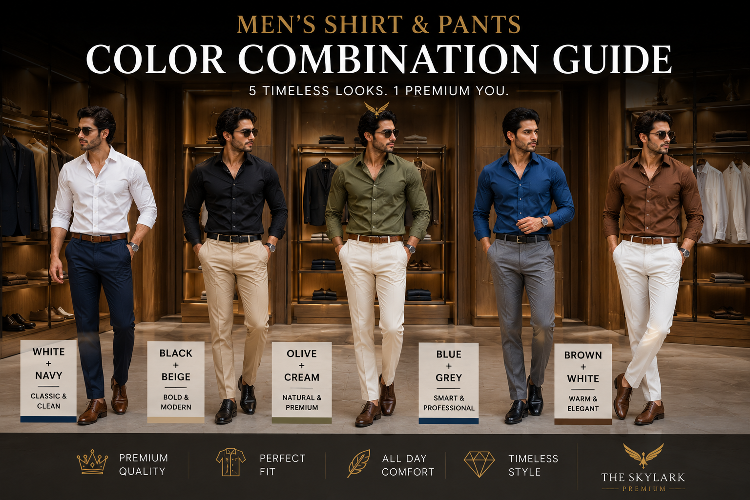 Shirt and Pants Color Combination Guide (2026 Ultimate Style Guide)